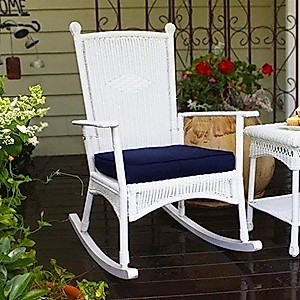 Tortuga Outdoor Portside Classic Rocking Chair, White Coastal