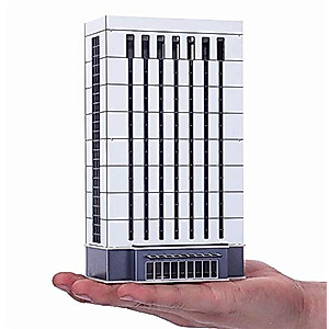 EatingBiting（R） N Scale 1/150 1/160 Modern Enterprise Government Skyscraper Buildings Models Realism Scene for DIY Sand Table Garden Micro Landscape Ornaments Decor Supply DIY Player Spray Painting