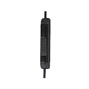 Monoprice Enhanced Bass Noise Isolating Earbuds Headphones - Green with Built-in Microphone and Play/Pause Control
