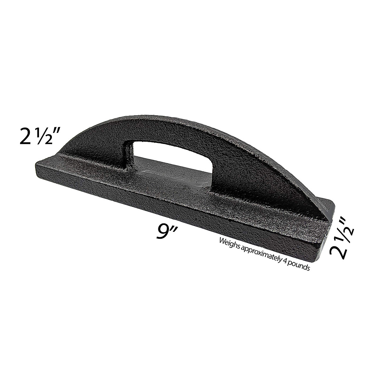 Universal Fabric Pattern Weight – 4lb One-Piece Cast Iron Fabric & Cloth Pattern Weights (2 Weights)