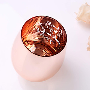 Does This Ring Make Me Look Engaged Wine Glass-Funny Stemless Wine Glasses, Engagement Wedding Wine Glass for Her Fiancee Girlfriend Bride