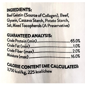AccessiPets Dog Chews Bundles for Medium and Large Dogs, 6 Inch Rawhide Free Alternative Collagen Rolls Bundle with 1 Dog Waste Roll, Long-Lasting Dental Treats (Beef, 4 Count)