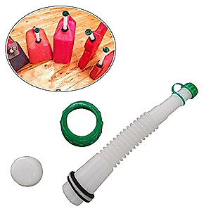Cingc Gas Can Spout Kit Portable Fuel Container Holder Replacement Spout for Fuel Container Garden Industrial Machinery Refuel Tool