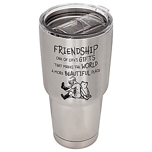 Elanze Designs Friendship Life's Gifts Winnie-the-Pooh 30 Ounce Stainless Steel Travel Tumbler