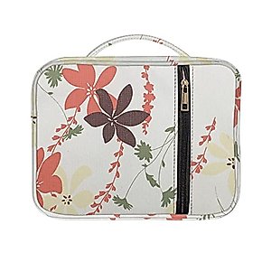 QTKJ Bible Covers for Women, Carrying Book Cover Case with Handle and Zippered Pocket Bible Cover for Mom Ladies Teens Girls (006)