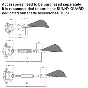 SUNNY GUARD Sun Shade Sail 10'X10'X13' Triangle Sand UV Block Sunshade for Backyard Yard Deck Patio Garden Outdoor Activities and Facility(We Make Custom Size)