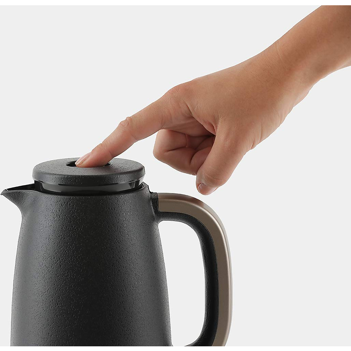 Zojirushi AH-FAE10BZ, Glass Vacuum Carafe, 1.0-Liter, Imono Black, Made in Japan