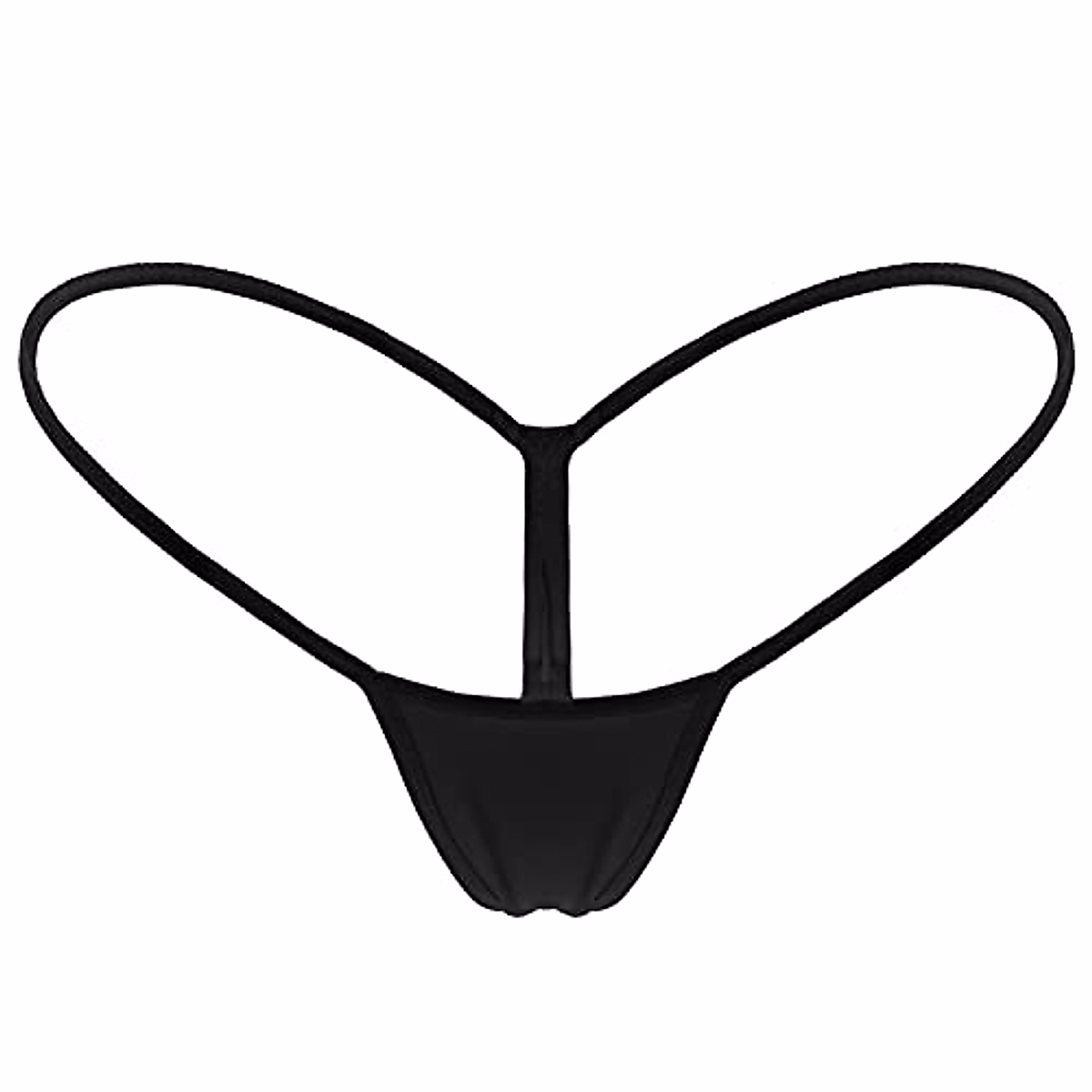 Mbotnee Women's G-Strings Micro Thongs Tiny Panties Underwear (5-packs Multicolors, Medium)