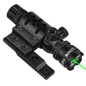 EZshoot BoreSighter for 0.177 to 0.54 Caliber Rifles Handgun and Green Laser Sight with Rail Mount - Include Barrel Mount Cable Switch