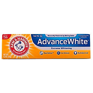 ARM & HAMMER Advance White Baking Soda & Peroxide Toothpaste, Extreme Whitening 4.3 oz