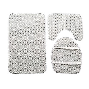 RinRinfam 4Pcs Gold Rose Shower Curtain Set, Gold Star Sparks Butterfly Curtain with Non-Slip Rug,Toilet Lid Cover,U Shape Mat,Curtain with 12 Hooks Bathroom Decor Sets,Black 72"×72"