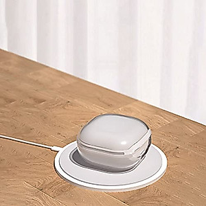 customgift Custom Samsung Galaxy Buds Live Case, Gift for Family, Shock Absorption Soft Clear TPU Cover DIY Photo, Galaxy Buds Pro Cover Personalized with Name