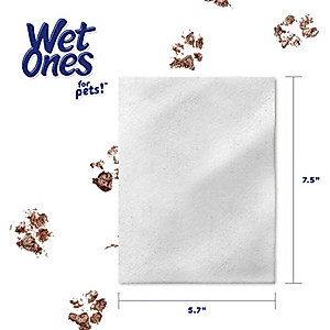 Wet Ones for Pets Multi-Purpose Dog Wipes with Vitamins A, C + E - Fragrance-Free Dog Wipes for All Dogs Wipes with Wet Lock Seal - 300ct Total Wipes for Dogs
