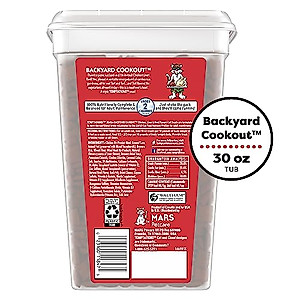 TEMPTATIONS MIXUPS Crunchy and Soft Cat Treats Backyard Cookout Flavor, 30 oz. Tub