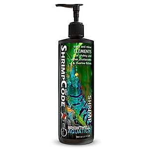 Brightwell Aquatics ShrimpCode - Trace and Minor Elements for Shrimp and Other Freshwater River Fishes, 250 ml