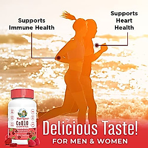 MaryRuth Organics CoQ10 | 1 Month Supply | CoQ10 Gummies | CoQ10 Supplements for Adults & Kids | Gummy Supplements for Heart Health & Cellular Energy | Vegan | Non-GMO | Gluten Free | 60 Count