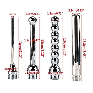 1Set Aluminum Alloy Enema Shower Bidet Toilet Clean Plug Solution For Adults Couples Sex Game Tools Bidet For Toilet