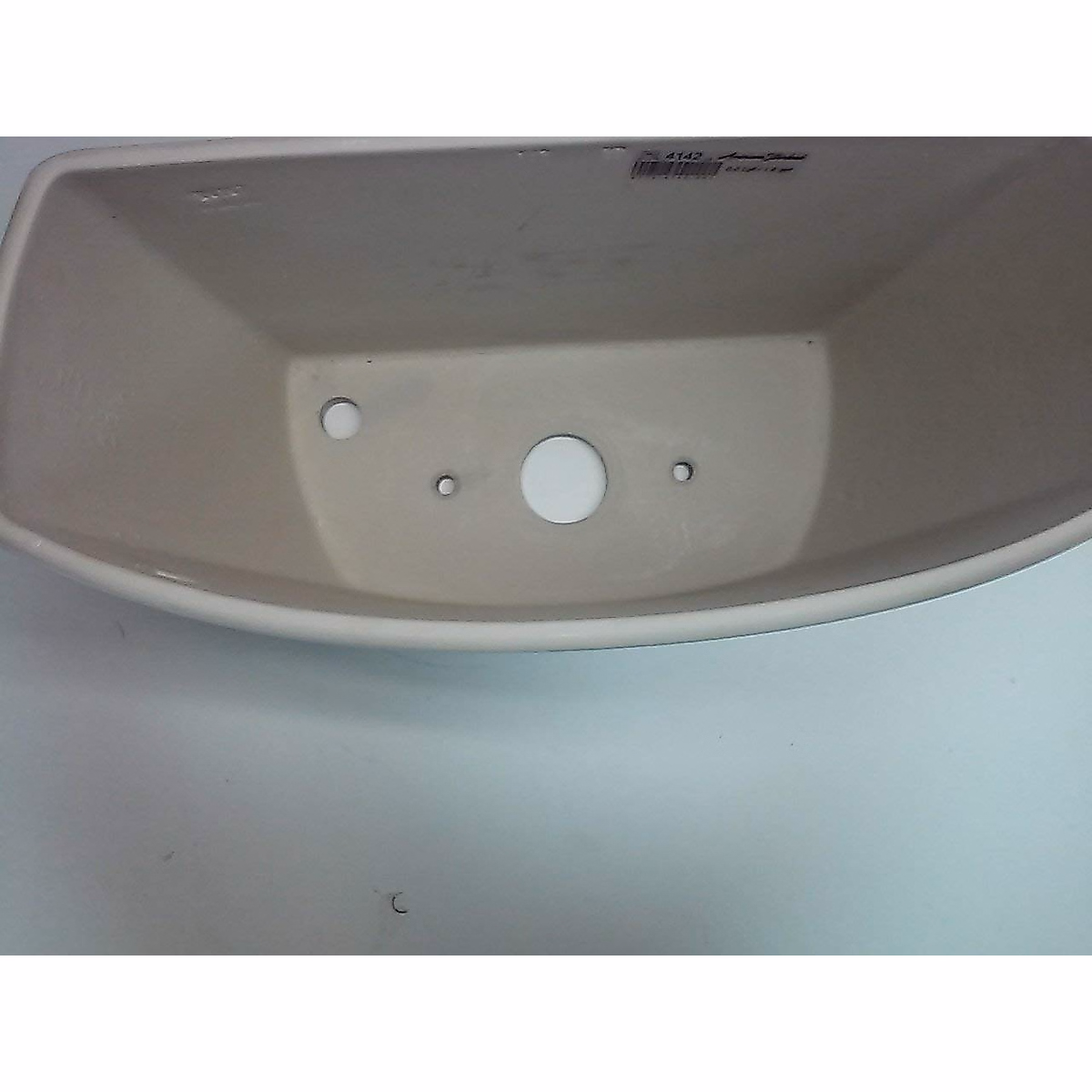 American Standard 4142.016.020 Yorkville Flushometer Toilet Tank Complete with Coupling Components, White (Tank Only), 9.90 in wide x 17.60 in tall x 22 in deep