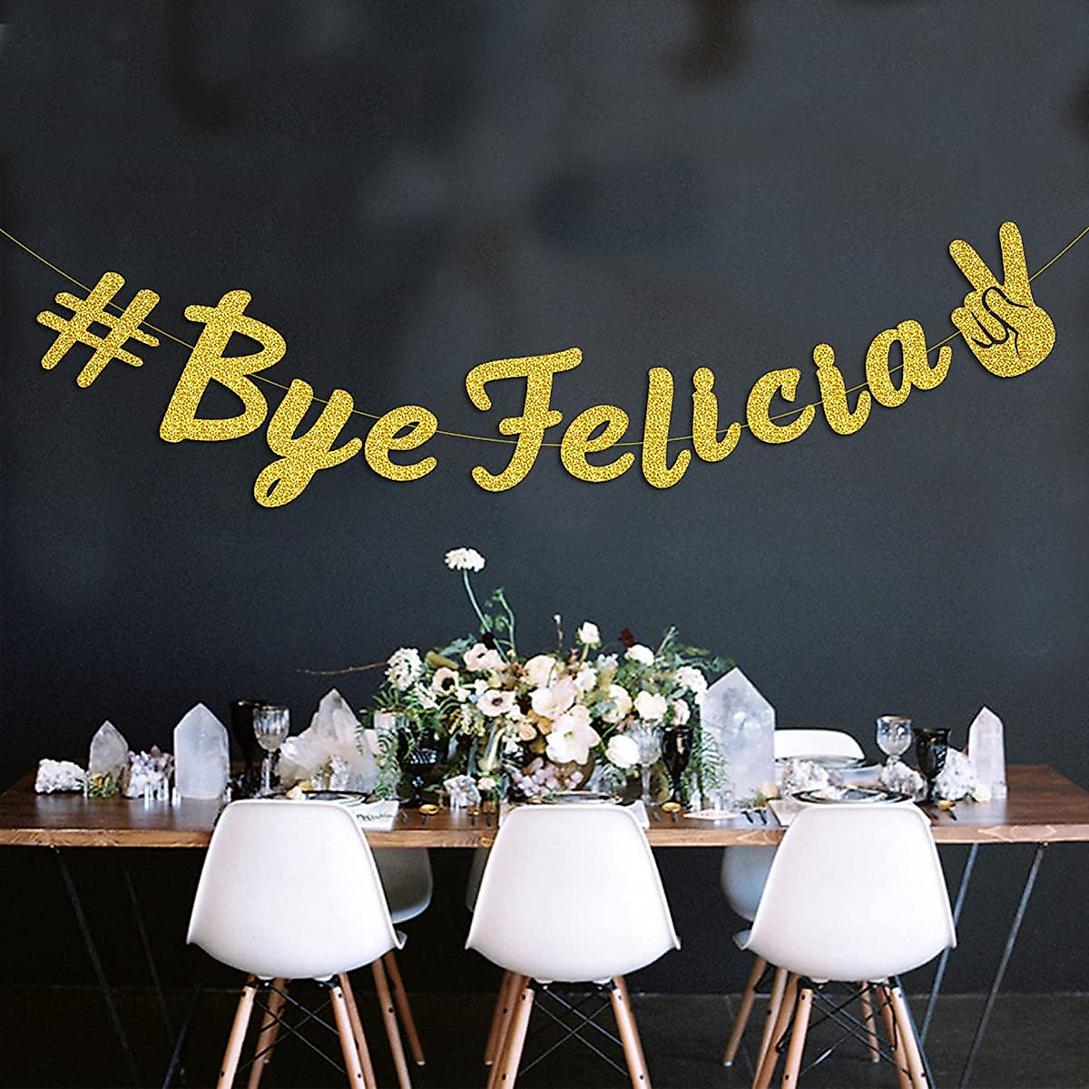 Bye Felicia Banner Party Supplies Background Layout Props for Graduation/Going Away/Moving/Job Change/Relocating/Farewell Party