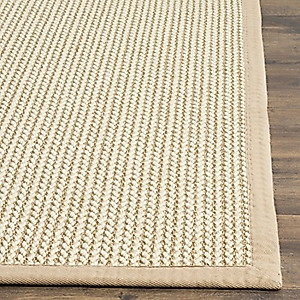 SAFAVIEH Natural Fiber Collection 9' x 12' Beige NF475B Premium Sisal Area Rug