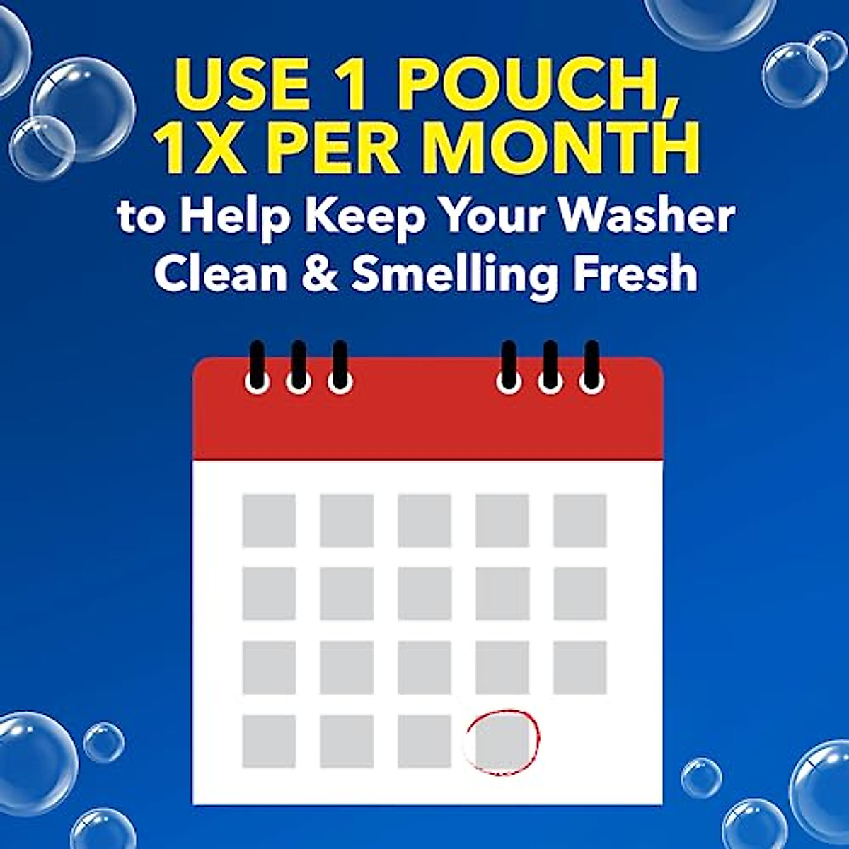 OxiClean Washing Machine Cleaner with Odor Blasters, 4 Count