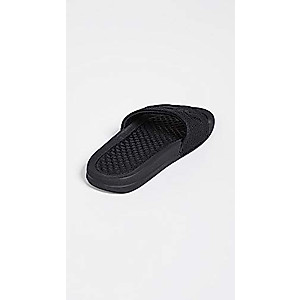APL: Athletic Propulsion Labs Women's Big Logo TechLoom Slide Sandals, Black, 8 Medium US