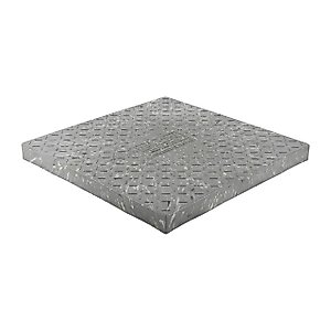 AC Condensing Unit Support Pad 24x24x2 | Equipment Support Pad | Generator Pad for HVAC Units, Generators, AC Condensers, Air Conditioners, Beehives & More | 100% Recycled Plastic AC Condenser Pad