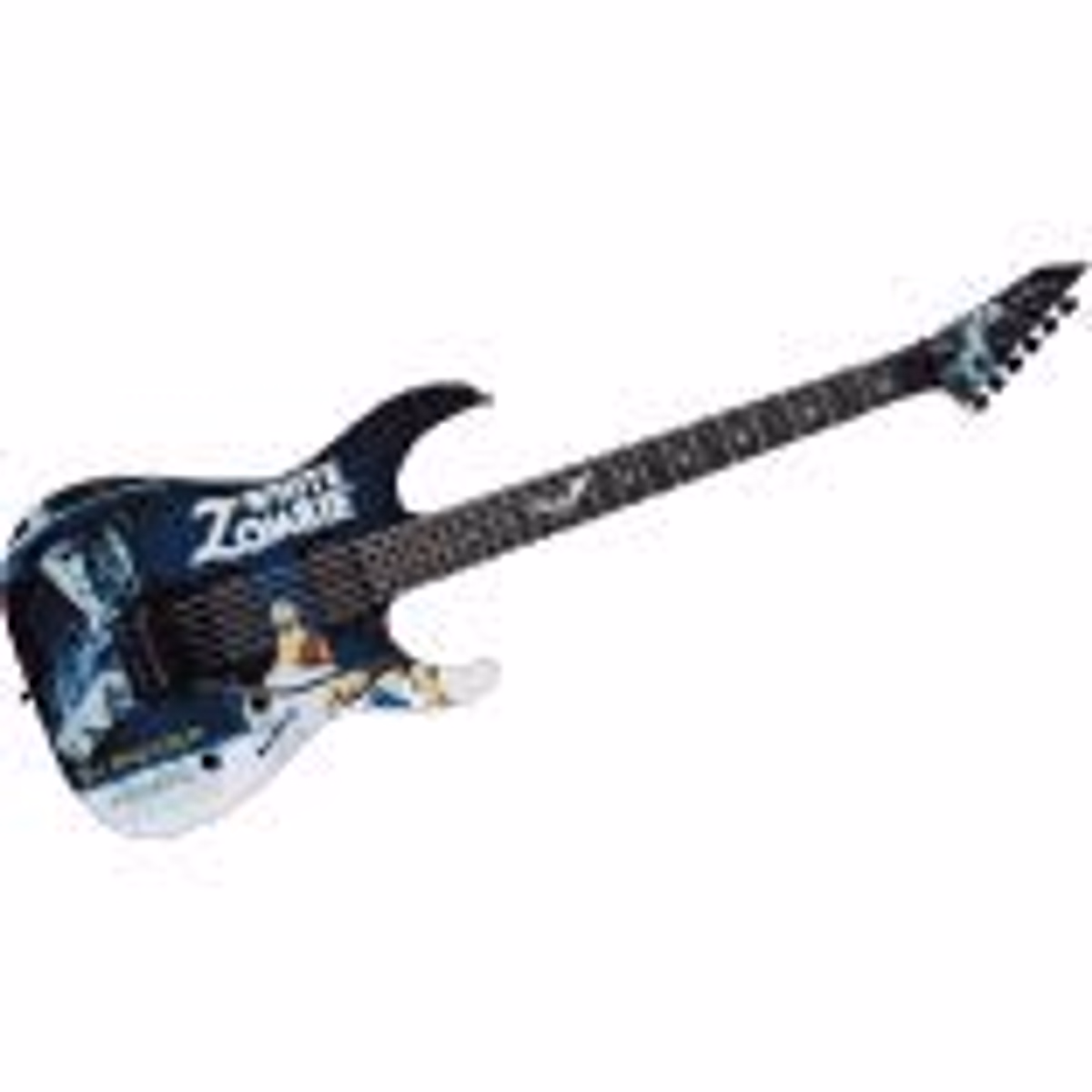 ESP LTD KH-WZ Signature Series Kirk Hammett White Zombie Electric Guitar with Case