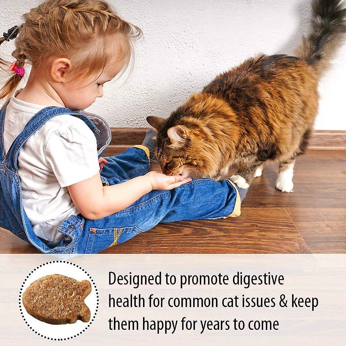 Emerald Pet 3 Pack of Hairball Feline Health Chews, 2.5 Ounces Each, Grain-Free, Made in The USA