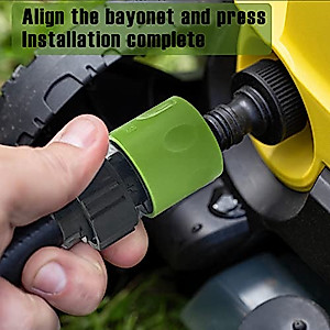 Llewyn Lawn Mower Wash Connector,Quick Connect Lawn Mower Deck Wash Port Hose Adapter(3 Pcs) Compatible with Cub Cadet,Troy-Bilt,MTD,Craftsman Lawn Mower Tractor