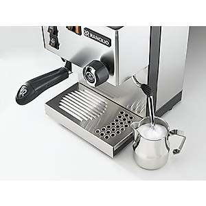 Rancilio Silvia Espresso Machinet,0.3 liters, with Iron Frame and Stainless Steel Side Panels, 11.4 by 13.4-Inch