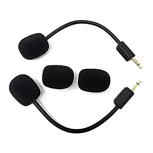 TNE 2 Pack Replacement Blackshark V2 Microphone Detachable Mic Boom for Razer Black Shark V2 and Blackshark V2 Pro PS4 Pro PS5 Xbox One Series X Computer PC Gaming Headsets Noise Cancelling