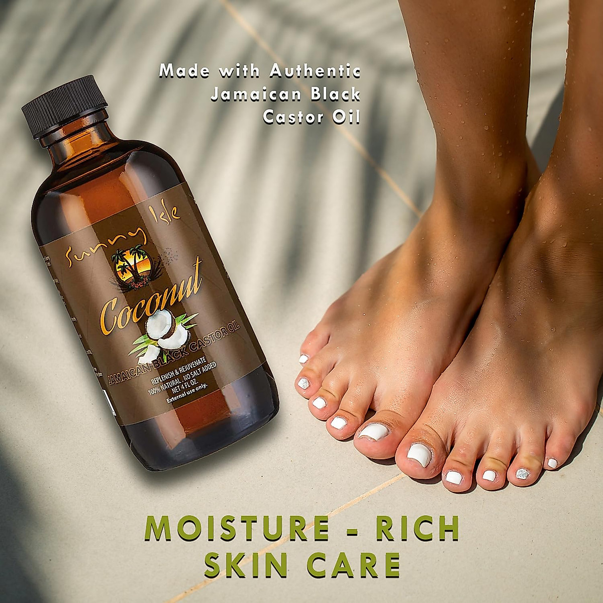 Sunny Isle Coconut Jamaican Black Castor Oil 4oz