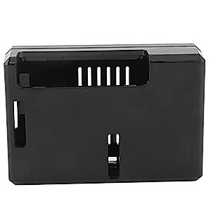 SALUTUY Protective Case for Raspberry Pi, Long Service Life Protective Shell for Raspberry Pi Four Colors Reasonable for Raspberry Pi 3B/3B+(Black)