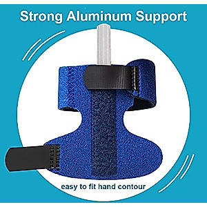 Sumifun Finger Brace, Trigger Finger Splint for Index Middle Ring Pinky Finger Arthritis Pain, Tendon Injury, Broken Mallet Finger Stabilizer Supports for Dislocated Knuckle Immobilizer Wrap for