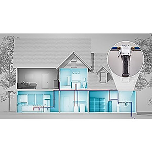 GE FXWTC Whole House Water Filter | Replacement for Water Filtration System | NSF Certified: Reduces Chlorine, Sediment, Rust & Other Impurities | Replace Every 3 Months for Best Results | 2 Filters