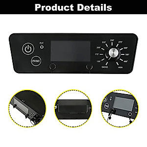 Digital Thermostat Controller Board Kit Replacement for Pit BOSS 3/4/5 Series Vertical Pellet Smoker, Equipped with Two Digital Meat Temperature Probes