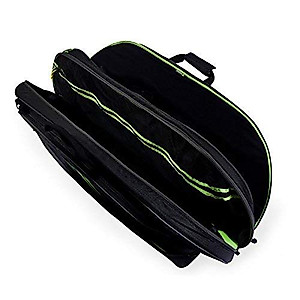 Legend Double 2 Compound Bow Travel Case - Archery Case with Foam Padding, Nylon Material, Storage Pockets for Accessories - Heavy-Duty Bow Soft Case, Fits MTM Arrow Carry Case & 2 Bows - 44.8x17