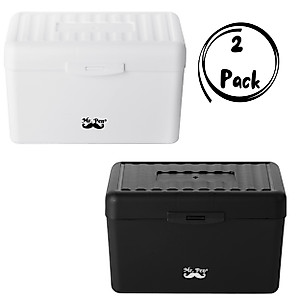 Mr. Pen- Index Card Holder, 2 Pack, 3x5 Index Card Box, Note Card Holder, Flash Card Box, Index Card Holder Box, Note Card Box, Flash Card Holder, Notecard Box, Notecard Holder, Flash Card Organizer