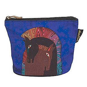 Laurel Burch Mythical Mares Cosmetic Clutch Pouch Embracing Horses