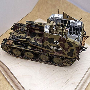 AEVVV Sturmpanzer 38(t) Grille German Panzer WWII 15-cm Self-propelled Gun Howitzer - Tank Model Kits Scale 1:35 Assembly Instructions in Russian Language