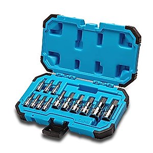 Capri Tools Hex Bit Socket Set, Metric, Advanced Series, 13-Piece