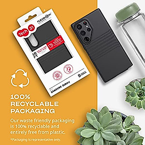 Tech21 Evo Tactile for Samsung Galaxy S23 Ultra - Black Military Grade Case with 16ft Drop Protection