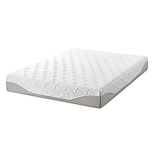 Best Price Mattress 9" Gel Infused Memory Foam Mattress, Full, White