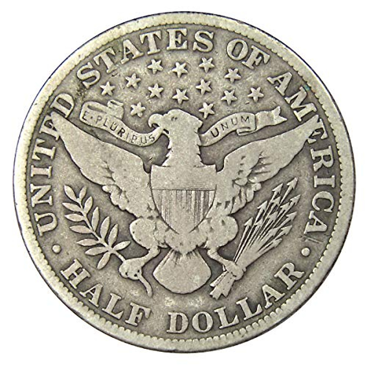 1911 Barber Half Dollar VG Very Good 90% Silver 50c US Type Coin Collectible