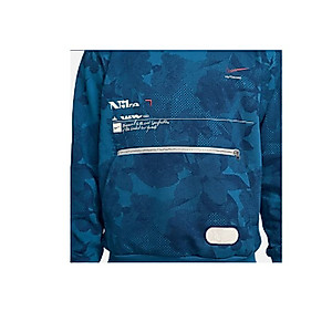 Nike Men's Dri-FIT Standard Issue Basketball Pullover Hoodie (as1, alpha, s, m, regular, regular, Brigade Blue)