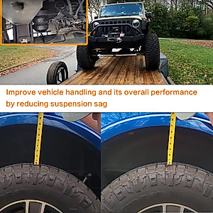 Suspension Enhancement System Kit Rear Axle SES Kit 6,000 lbs Capacity of Load Leveling Compatible with 2015 2016 2017 2018 2019 2020 Ford F-150 4WD
