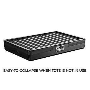 ClosetMaid ProGarage 12 Quart Utility Storage Tote Container, Black