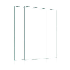 Egofine 11x14 Heat-Strengthened Glass Replacement for Picture Frame (Crystal Clear, 2 Pack), Replacement Glass for 11 by 14 Photo Frame, Semi-Tempered Glass Cover Sheet
