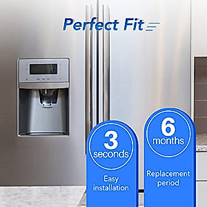 ICEPURE Refrigerator Water Filter Replacement for Bosch Ultra Clarity Pro BORPLFTR50, BORPLFTR55, 12033030, 12028325, 11025825, 11032531, B36CT80SNS, B36CL80ENS, WFC100MF, WFS200MF, RA450022, 2PACK